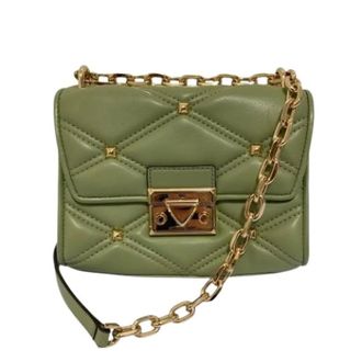 Michael Kors Sac bandouli&egrave;re &agrave; cha&icirc;ne Serena Pre-owned - Femme - Pre-owned - Vert - Taille: ONE Size