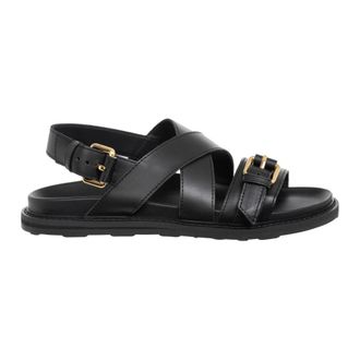 Moschino Verstellbare Schnallensandalen- Unifarben - - Shoes - Herren - Schwarzk - 43 EU