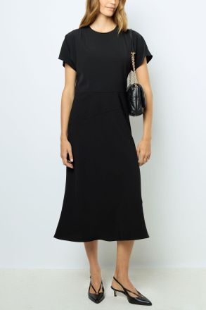 Gerard Darel Robe midi cintr&eacute;e unie - SERGINA - Noir