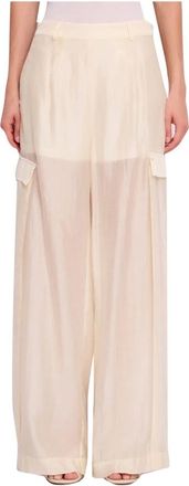 Gaud&igrave; Femme, Pantalons, Beige, Taille: 40 FR Cargo Pant