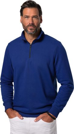 JP1880 Herren gro&szlig;e Gr&ouml;&szlig;en &Uuml;bergr&ouml;&szlig;en Menswear L-8XL Troyer, Sweat, Stehkragen mit Zipper, bis 8 XL Dunkles Saphir 6XL 828743740-6XL