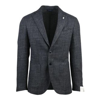 L.B.M. 1911 L.b.m. 1911, Homme, Vestes, Noir, Taille: 2XL Giacca Sfiancata