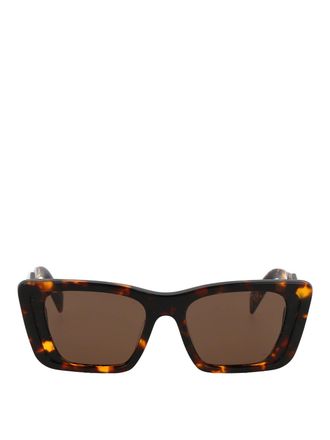Prada Lunettes De Soleil - Marron