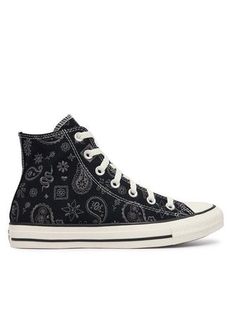 Converse Sneakers aus Stoff Chuck Taylor All Star Paisley Pop A19184C Schwarz