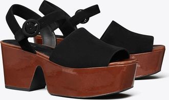 Tory Burch Damen Plateausandale