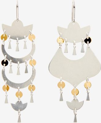 Isabel Marant Boucles DOreille Heija - Femme - Argent&eacute;-dor&eacute; - - Isabel Marant
