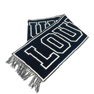 Louis Vuitton unisex, Pre-owned, Bleu, Taille: ONE Size Pre-owned Cachemire foulards