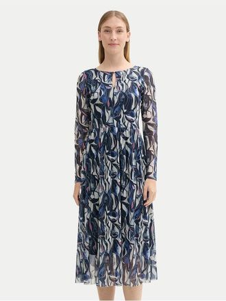 Tom Tailor Kleid für den Alltag 1043038 Blau Regular Fit