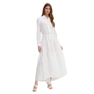 Pinko Dolce Vita Chemisier - - Dresses - Damen - Wei&szlig; - XS