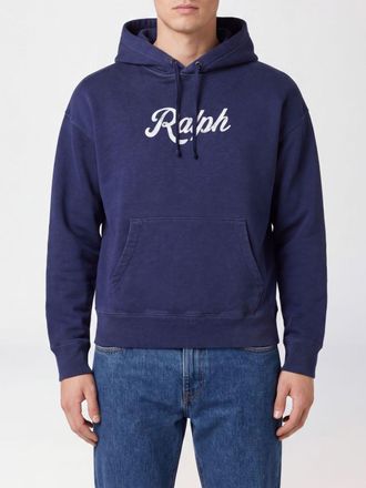 Polo Ralph Lauren Sweat &agrave; capuche en coton avec cordon, poche kangourou et logo
