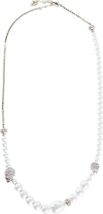 Alexander McQueen Skull and Pearl Necklace
