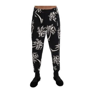 Dolce & Gabbana Homme, Pantalons, Noir, Taille: XS Pantalon Coupe Slim