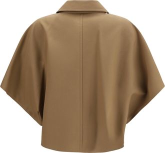 Max Mara Cotton Cape - Beige