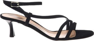 Baldinini Femme, Chaussures, Noir, Taille: 37 1/2 EU Sandale &agrave; talon haut en daim