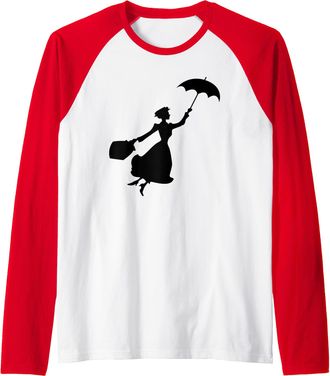 Disney Mary Poppins Flying Silhouette Raglan