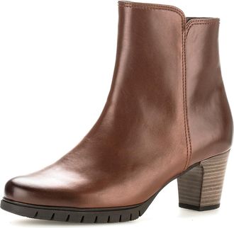 Gabor Damen Ankle Boots, Frauen Stiefeletten,Moderate Mehrweite (G),uebergangsschuhe,uebergangsstiefel,Stiefel,Cognac/EF (Micro),40 EU / 6.5 UK