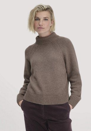 Hessnatur Strickpullover Relaxed aus Bio-Merinowolle mit Bio-Baumwolle (1-tlg)