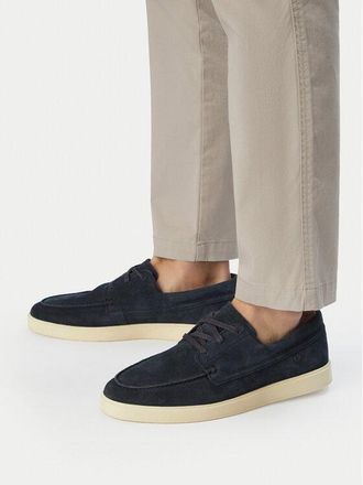 Clarks Halbschuhe Lockford Boat 26186188 Dunkelblau