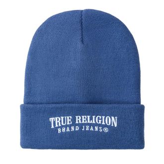 True Religion Caps & M&uuml;tzen - Beanie - Gr. ONE SIZE - in Blau - f&uuml;r Damen
