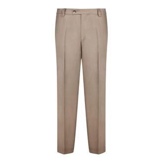 Dell'Oglio Homme, Pantalons, Beige, Taille: M Slim-fit Pantalons
