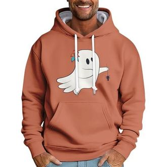 Generic Sweat &agrave; capuche dHalloween, costume dHalloween pour homme, sweat &agrave; capuche amusant et confortable avec poche avant pour homme, sweat-shirt confortable