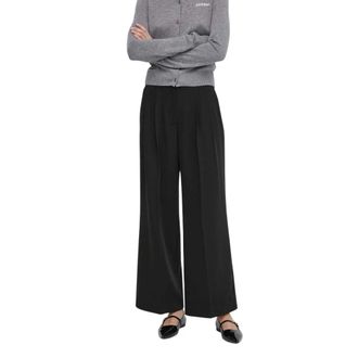 2nd Day Wide Hosen - - Trousers - Damen - Schwarzk - M