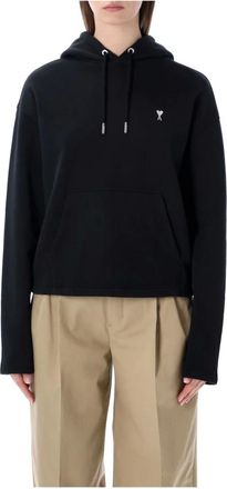 Ami Femme, Sweatshirts et sweats &agrave; capuche, Noir, Taille: 42 FR SweaT-shirts &agrave; capuche
