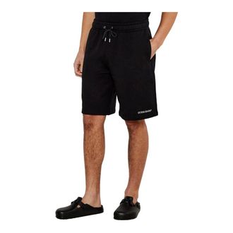 Guess Homme, Shorts, Noir, Taille: S Short Logo Coton