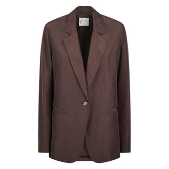 Forte_Forte Femme, Vestes, Brun, Taille: 40 FR Chic Taffetas Boxy Jacket