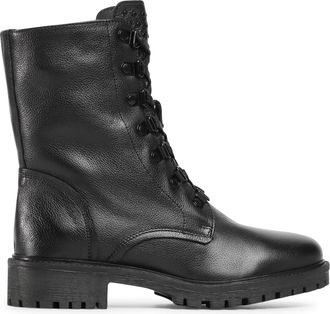 Geox Schnürstiefeletten Geox D Hoara G D04FTG 00085 C9999 Schwarz