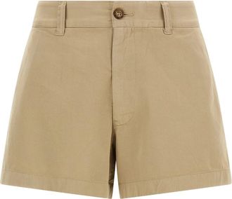 Polo Ralph Lauren Femme, Shorts, Beige, Taille: 34 FR Cotton Chino Shorts