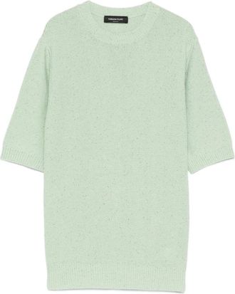 Fabiana Filippi Femme, Pulls, Vert, Taille: 36 FR Micropail Top