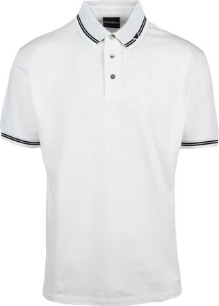 Emporio Armani Homme, Tops, Blanc, Taille: M Emporio Armani polo