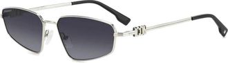 Dsquared2 unisex, Accessoires, Gris, Taille: 60 MM Icon Lunettes de soleil