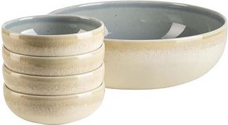 Mäser Serie Candy, Schüssel Set bestehend aus 5 Schüsseln, Perfekt für Müsli, Salate oder Snacks, moderne runde Form, Pastellfarben, hergestellt in Portugal