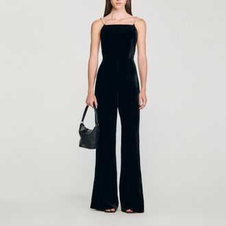 Sandro Overall aus Samt