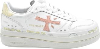 Premiata Femme, Chaussures, Blanc, Taille: 38 EU Micol Baskets