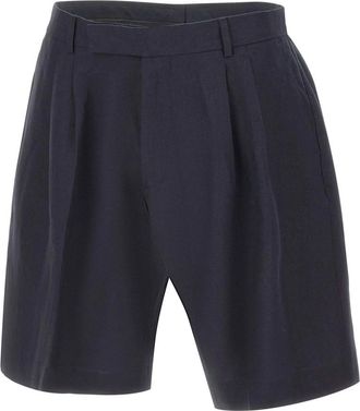 Paul Smith Homme, Shorts, Bleu, Taille: W32 Shorts Pliss&eacute;s
