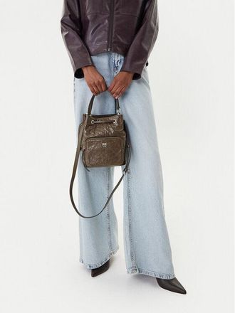 Pinko Handtasche Cargo Bucket Al 25-26 PLTT 105112 A2JC Braun