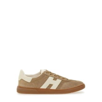 Hogan Homme, Chaussures, Beige, Taille: 44 EU Suede H Logo Baskets