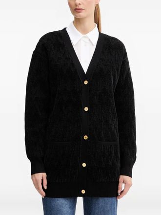 Marciano Cardigan mit Monogrammmuster - Schwarz