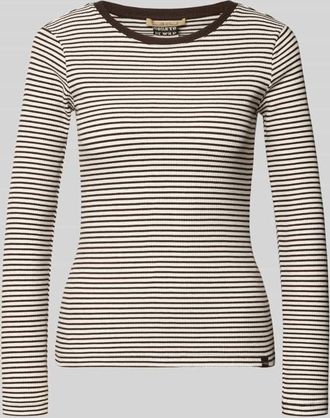 Smith & Soul Longsleeve in Ripp-Optik mit Rundhalsausschnitt