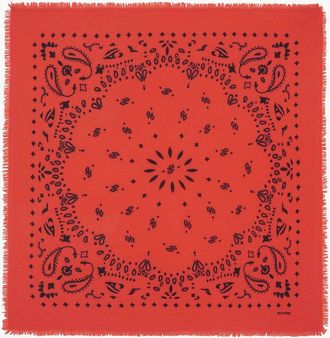 Kujten Grand bandana cachemire imprim&eacute; - Grand Bandana Hachiko