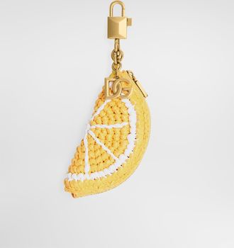 Dolce & Gabbana P.chiavi Pelletteria - Frau Collection Yellow Onesize