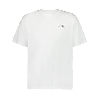 Maison Margiela Faux Fur Real Feelings Print T-Shirt - - Tops - Herren - Wei&szlig; - XL