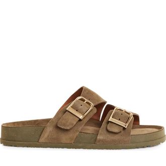 Tamaris Femme, Chaussures, Vert, Taille: 38 EU Sandales Plates