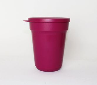 Tupperware Aloha 1x Trinkbecher 470ml Beere Becher