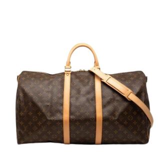 Louis Vuitton Pre-owned Keepall Bandouliere 50 - - Pre-owned - Damen - Braun - ONE SIZE
