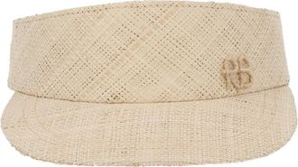 Ruslan Baginskiy KZR035SS26_STR-SRBNATURALSTRAW Straw Visor - Ivory