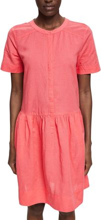 Esprit Damen 042EE1E315 Kleid, 640/CORAL RED, 38